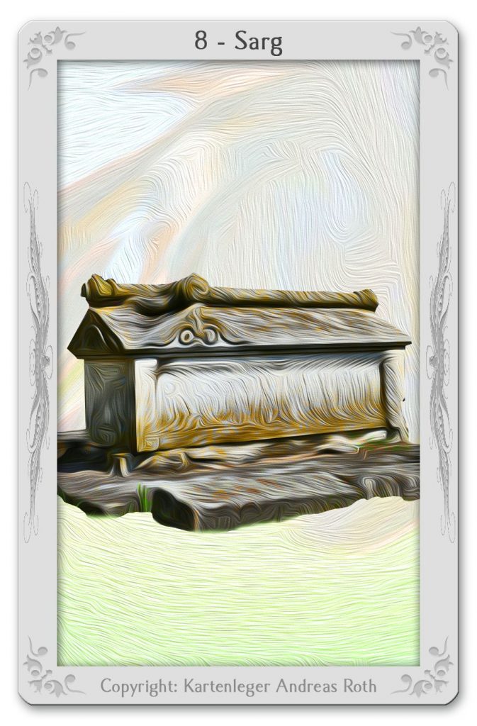 Lenormandkarte Der Sarg: Bedeutung & Kombinationen • Andreas Roth